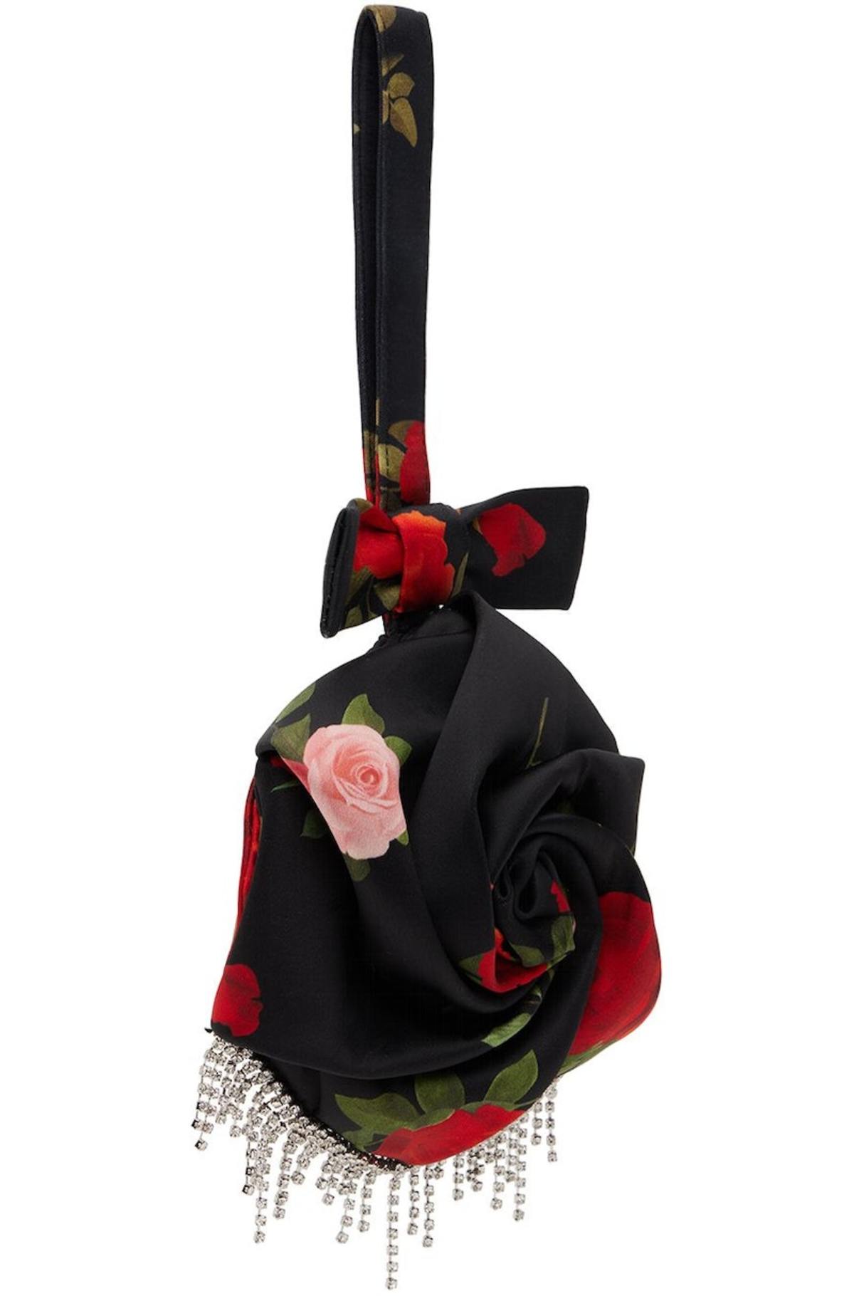 Shushu/Tong Mini Rose Pouch - Black | Garmentory