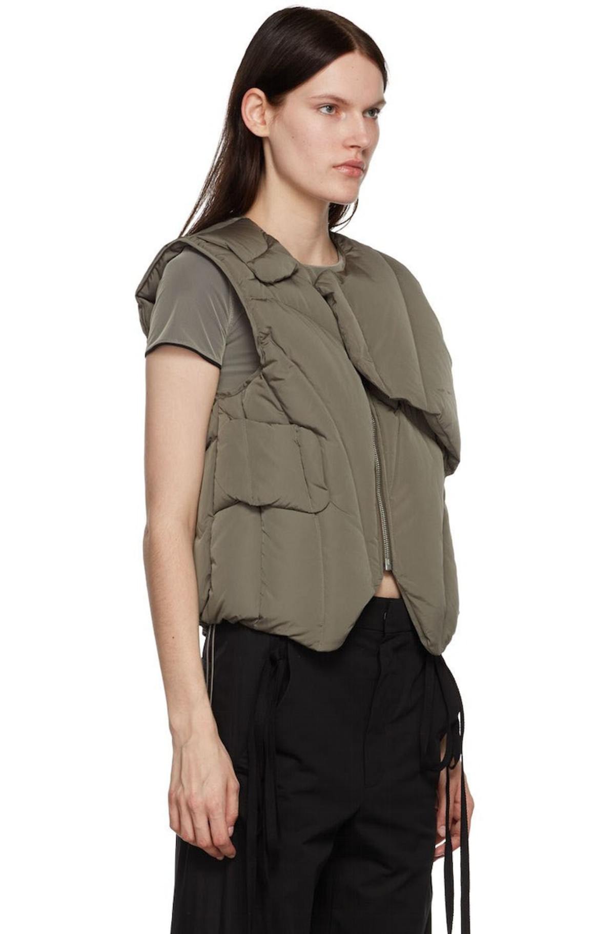 HELIOT EMIL SSENSE Exclusive Down Vest - Gray | Garmentory