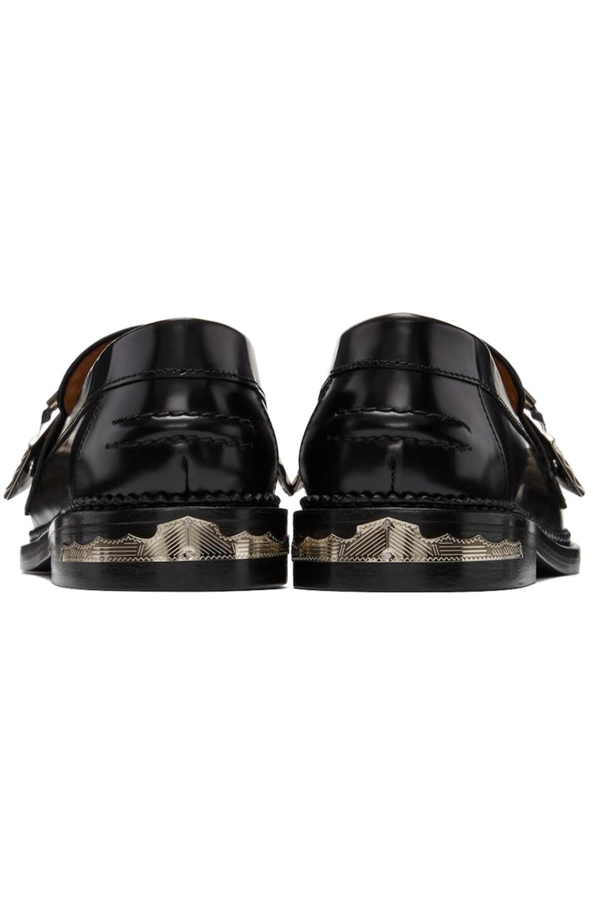 Toga Pulla Leather Loafers - Black | Garmentory