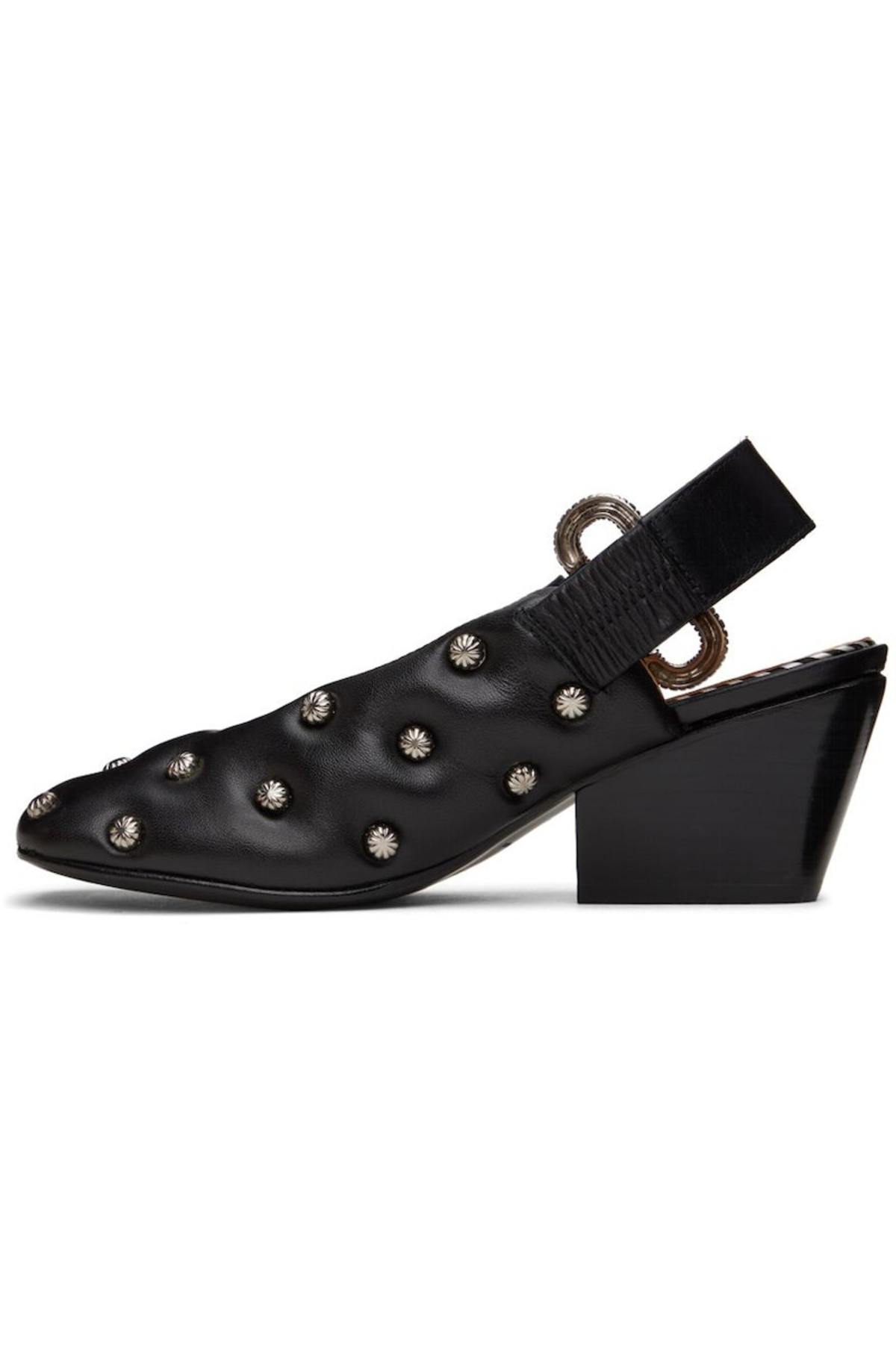 Toga Pulla SSENSE Exclusive Embellished Heels - Black | Garmentory