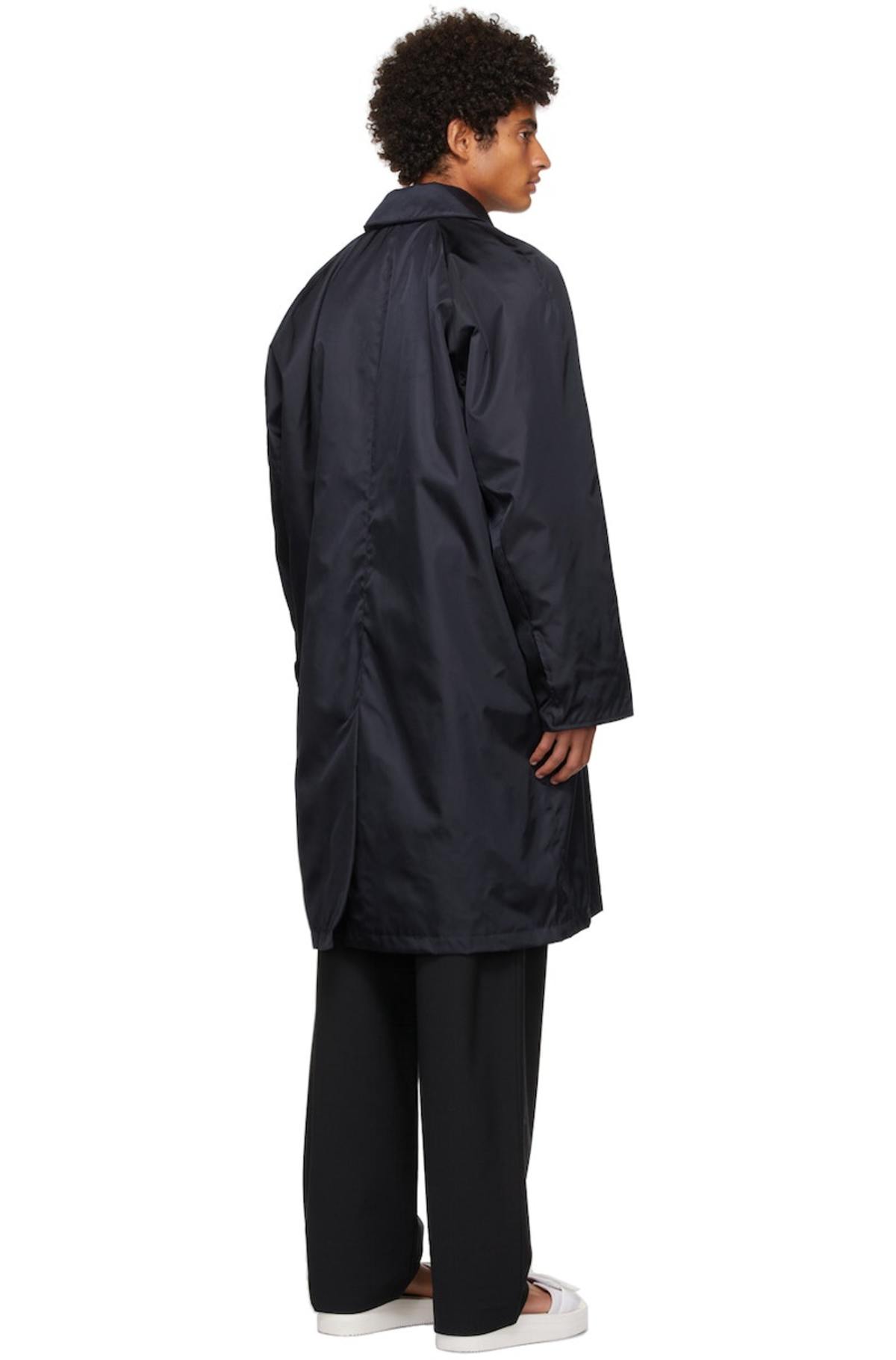 Soulland Nylon Shane Coat - Navy | Garmentory