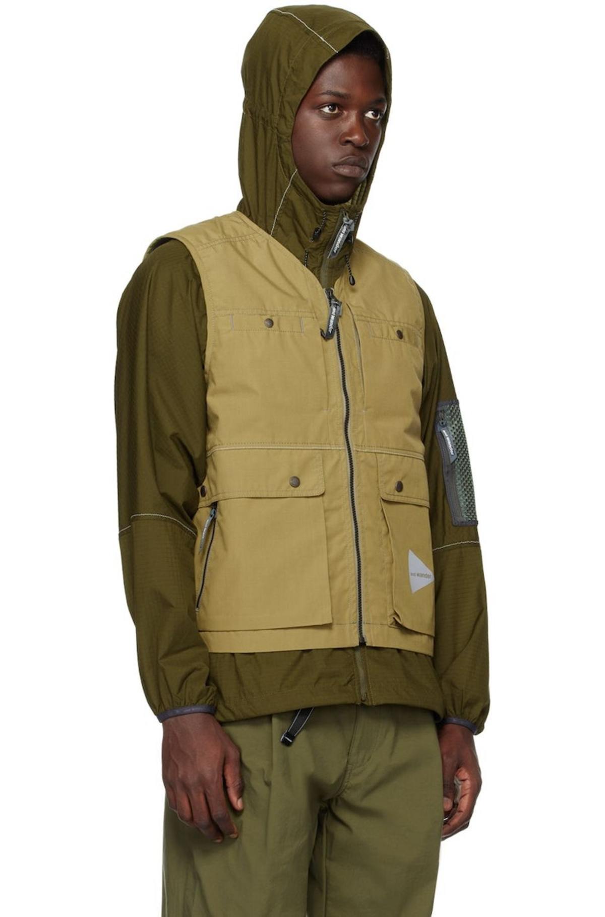 and wander Tough Vest - Beige | Garmentory