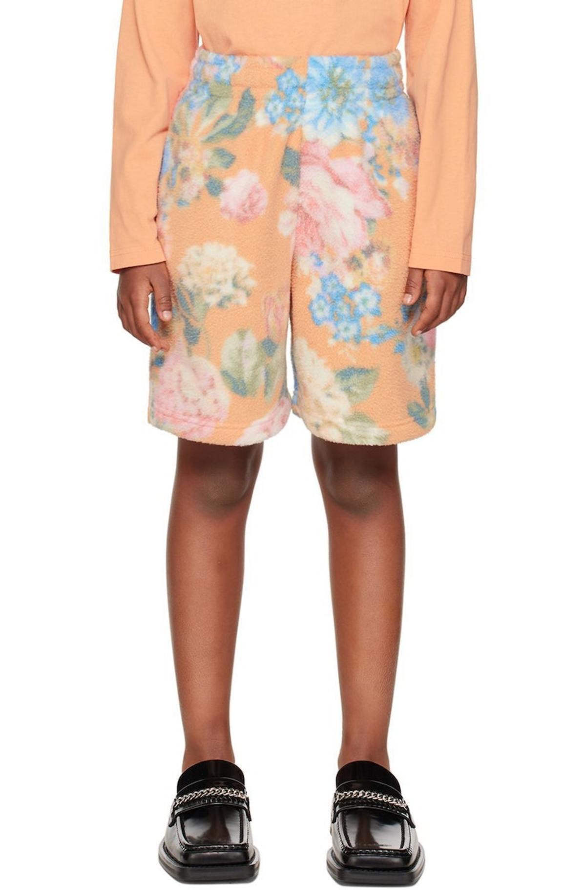 Kids Martine Rose SSENSE Exclusive Shorts - Orange | Garmentory