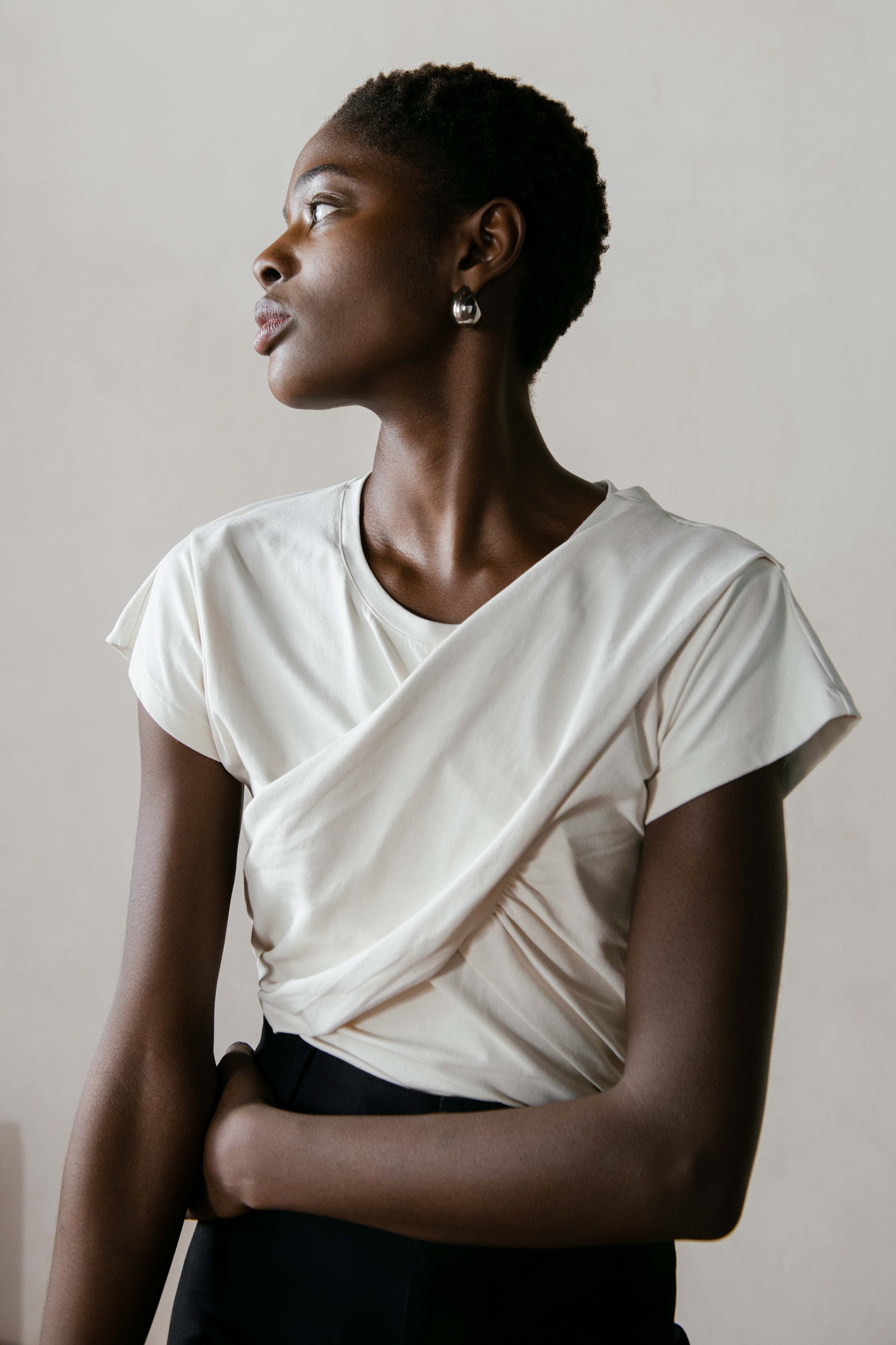 Maria Stanley NORA TOP - Bone Organic/Earth Dyed | Garmentory