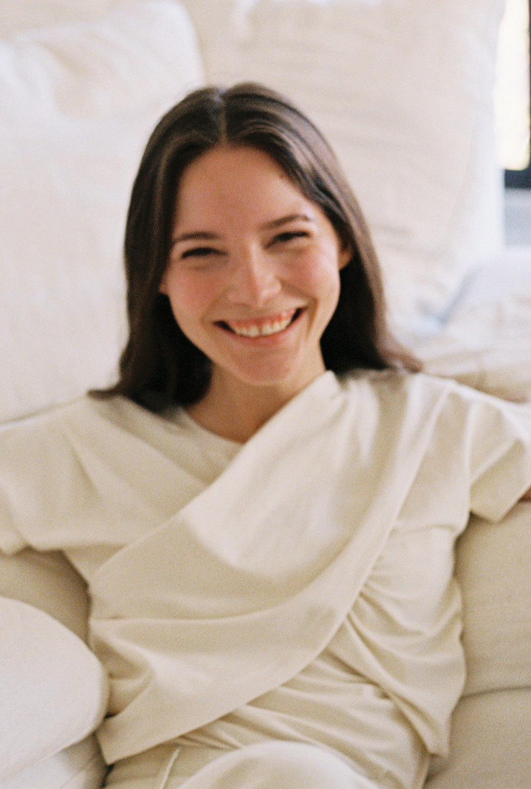 Maria Stanley NORA TOP - Bone Organic/Earth Dyed | Garmentory