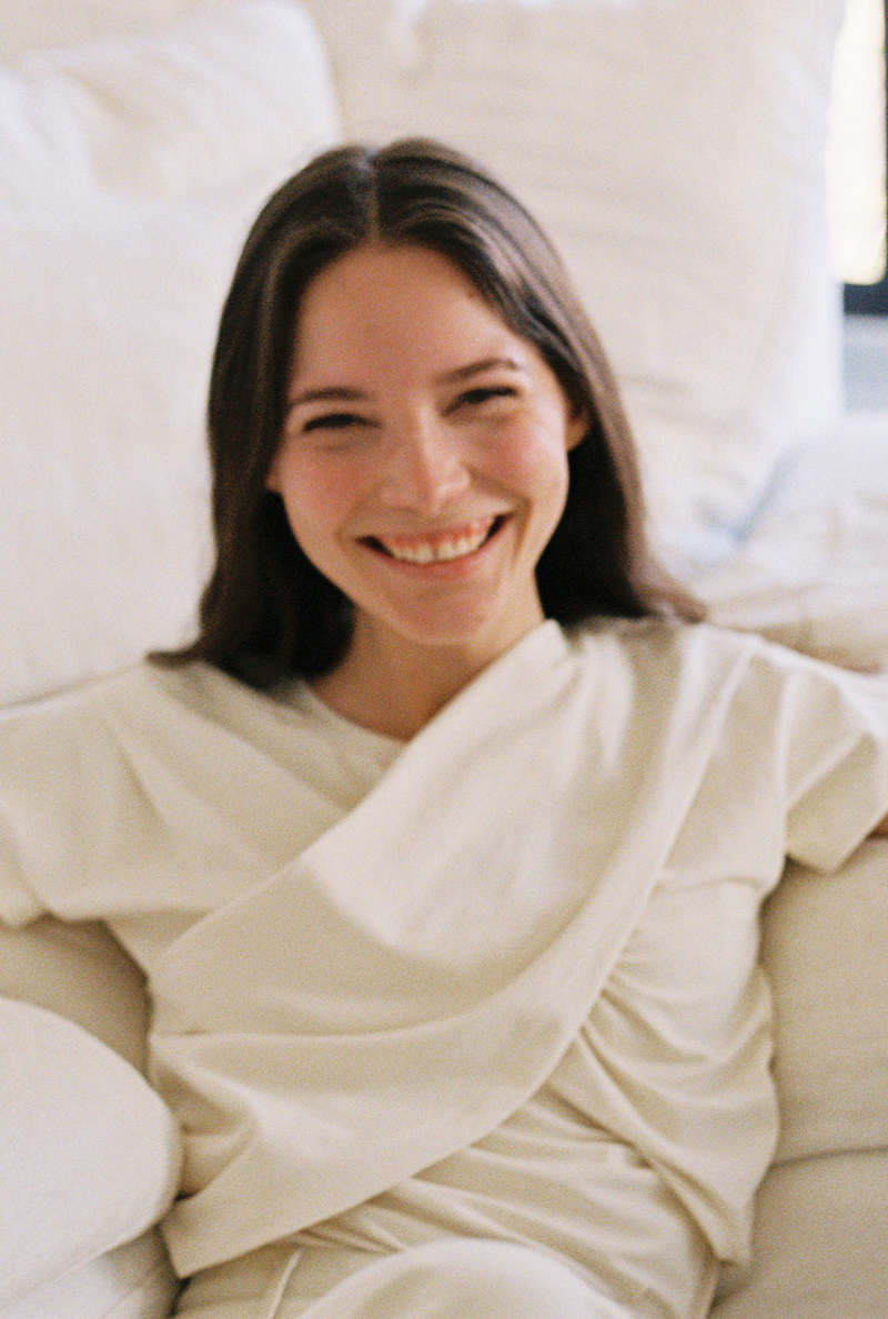 Maria Stanley NORA TOP - Bone Organic/Earth Dyed | Garmentory