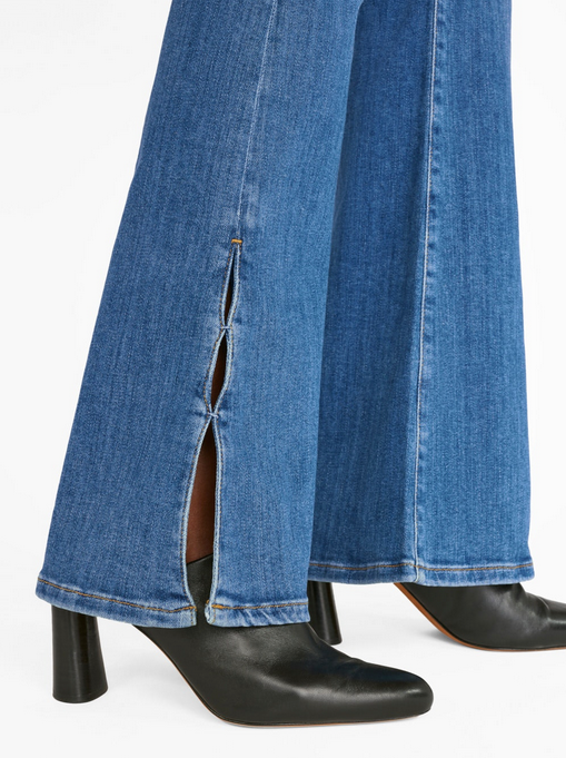FRAME Denim Le High Flare Mini Slits Jeans - Samson | Garmentory