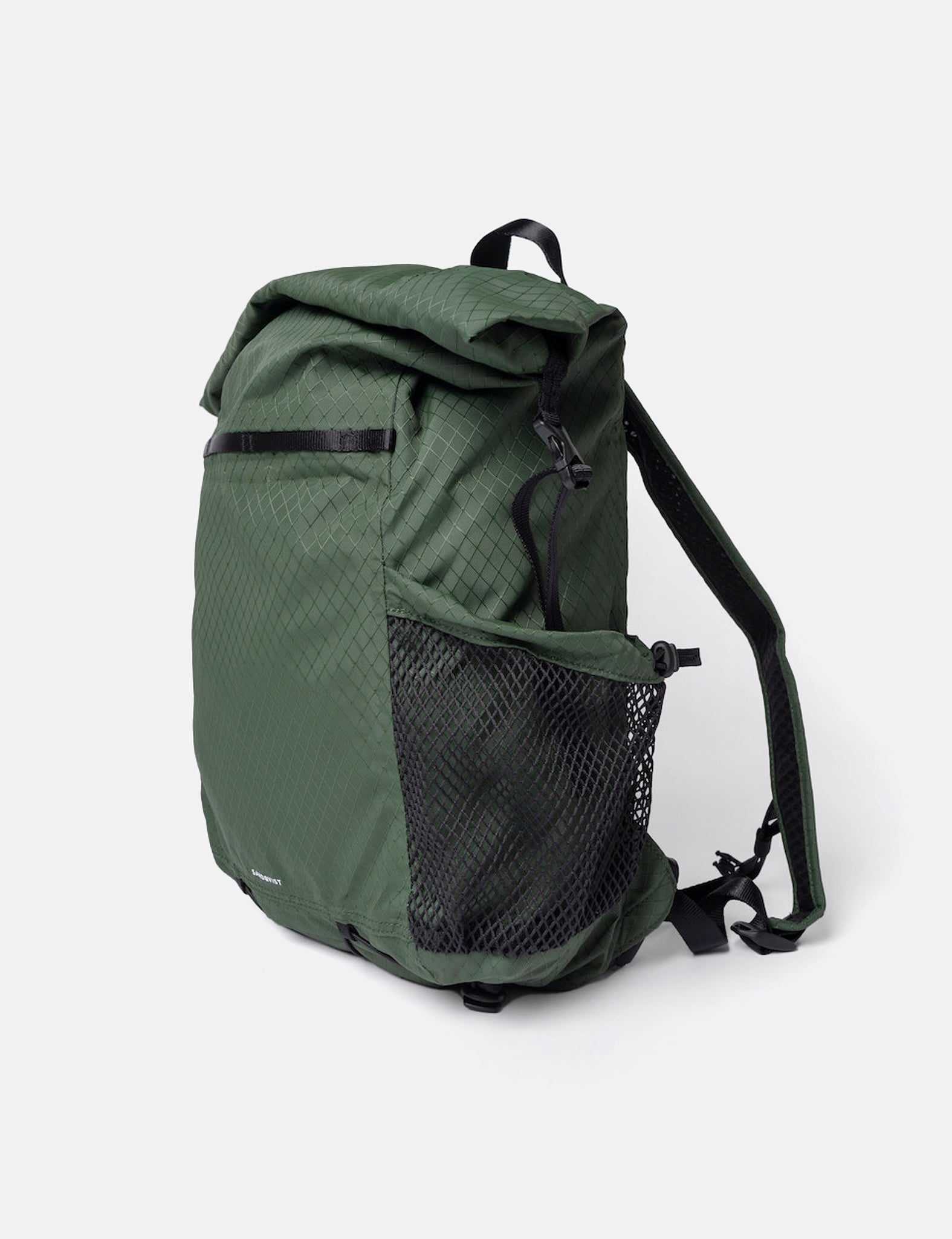 Sandqvist Nils Recycled Rolltop Backpack - Dawn Green | Garmentory