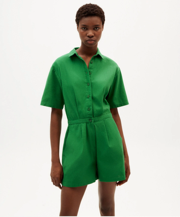 Thinking MU Agata Jumpsuit - Green | Garmentory