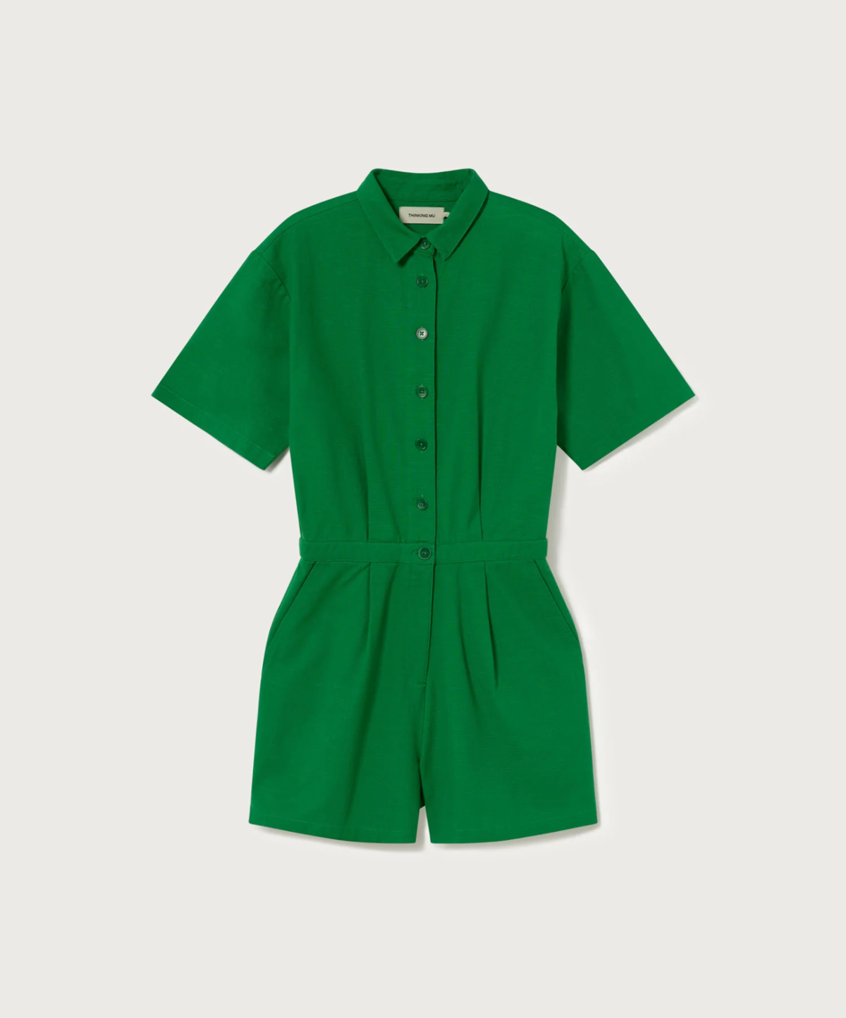 Thinking MU Agata Jumpsuit - Green | Garmentory