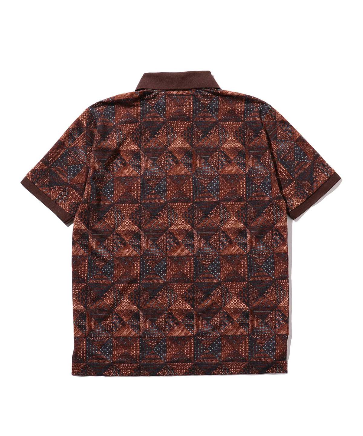 Beams Plus Polyester Pique Print Polo - Batik Print | Garmentory