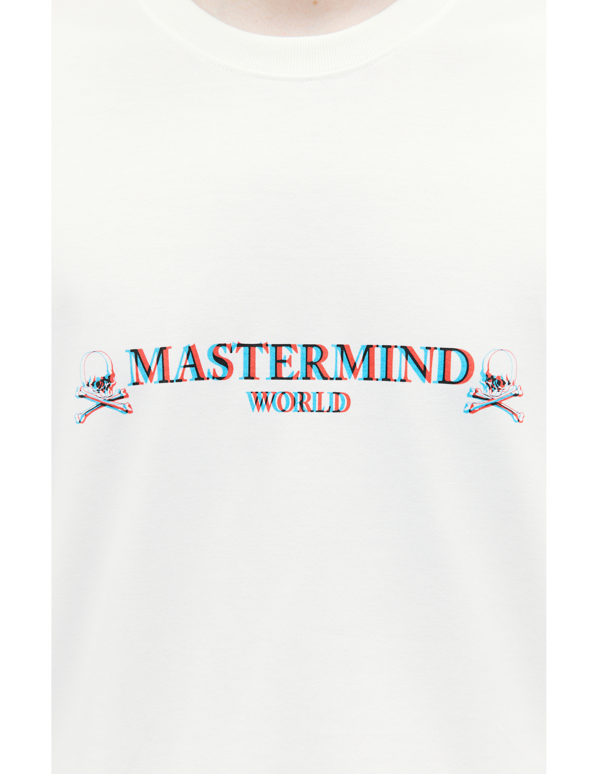 Mastermind World 3D logo print t-shirt - White | Garmentory