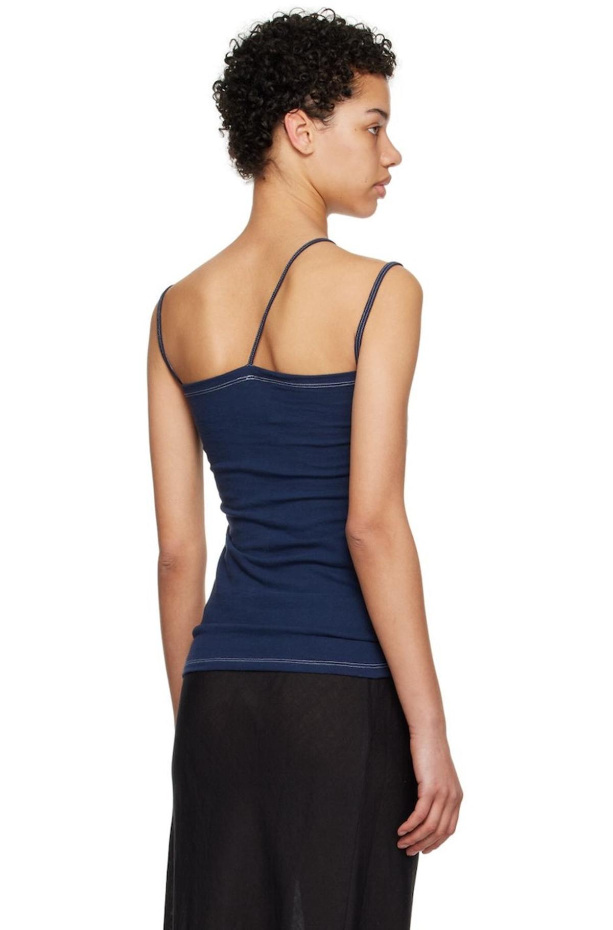 Baserange Giovanna Flores Edition Spi Tank Top - White/Blue/Green ...