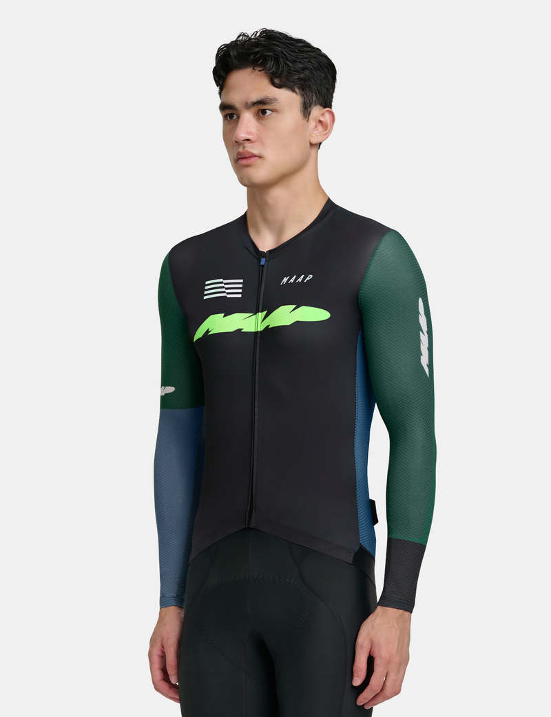 MAAP Eclipse Pro Air Long Sleeve Jersey 2.0 - Black | Garmentory