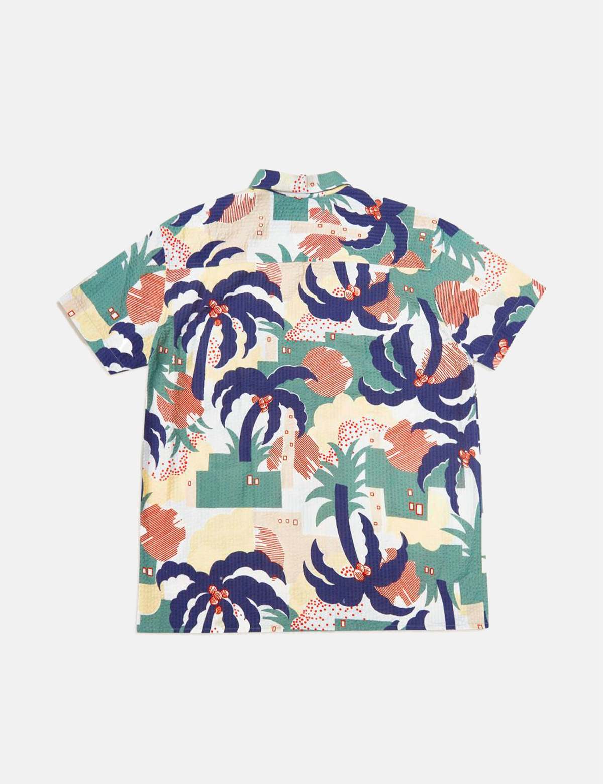 YMC Malick Post Punk Shirt - Multi Green | Garmentory