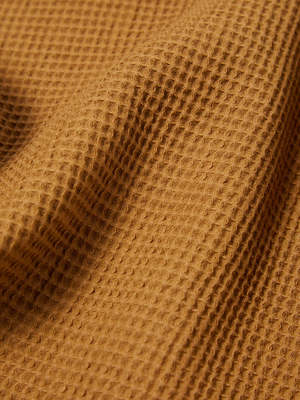 Universal Works Camp Waffle Shirt - Waffle Bronze | Garmentory