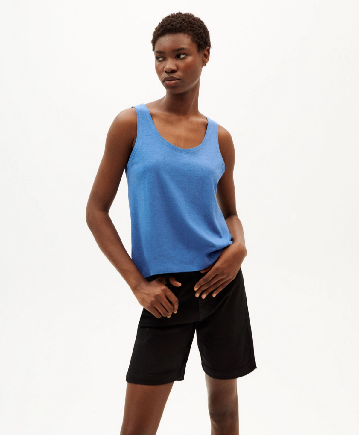 Thinking MU Hemp Tank Top - Heritage Blue | Garmentory