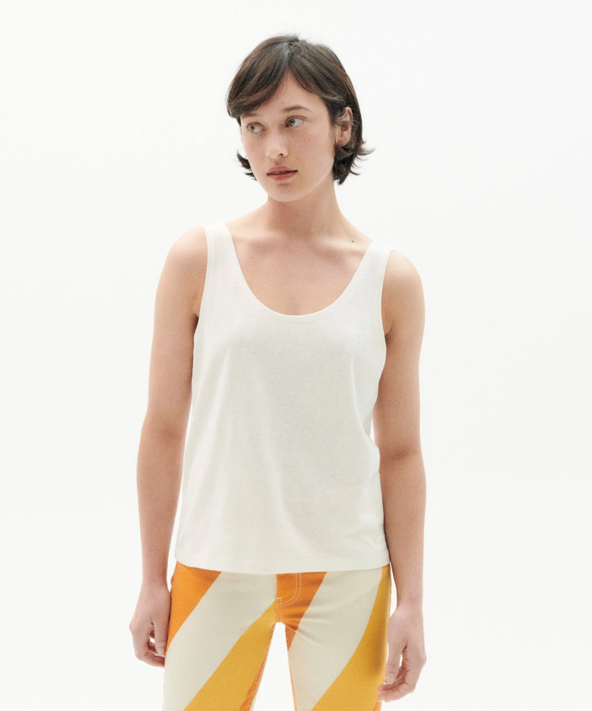 Thinking Mu Hemp Tank Top - Ivory | Garmentory