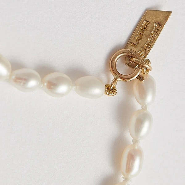 Loren Stewart Rice Pearl Anklet | Garmentory