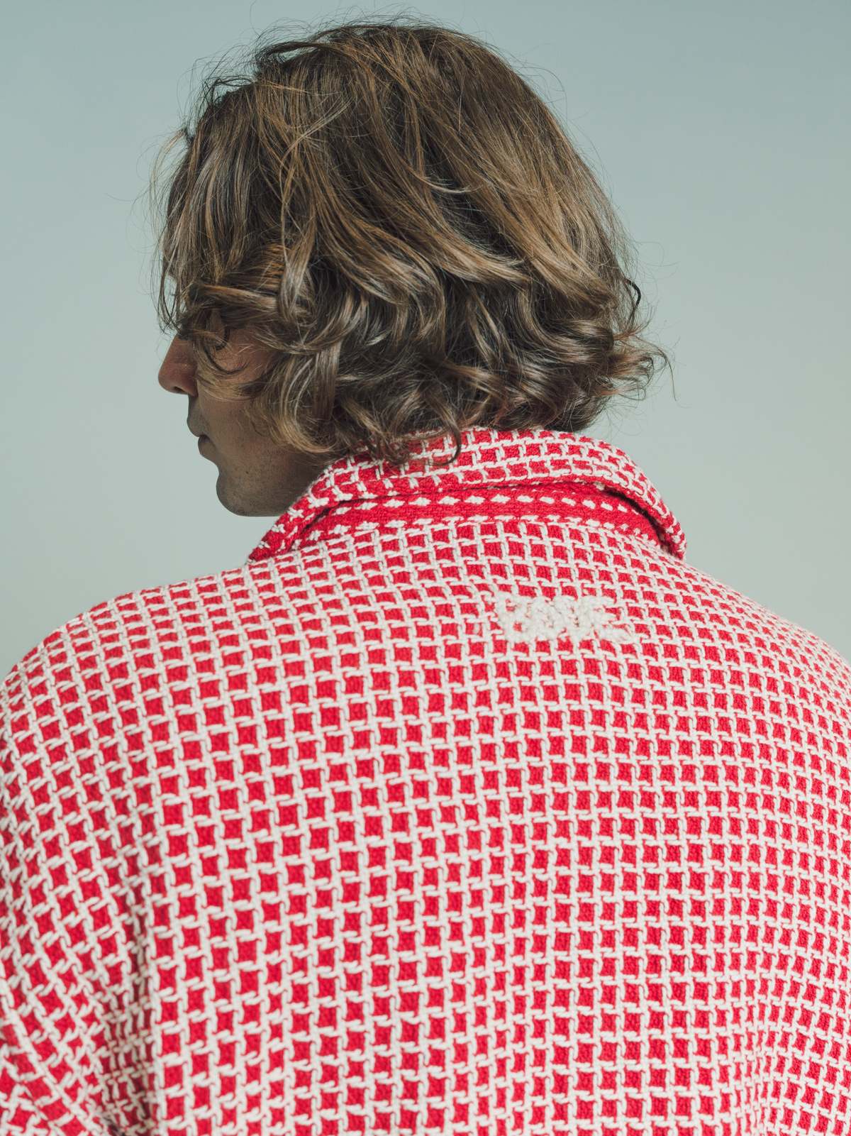 BODE Reversible Duo Waffle Jacket - Red/Cream | Garmentory