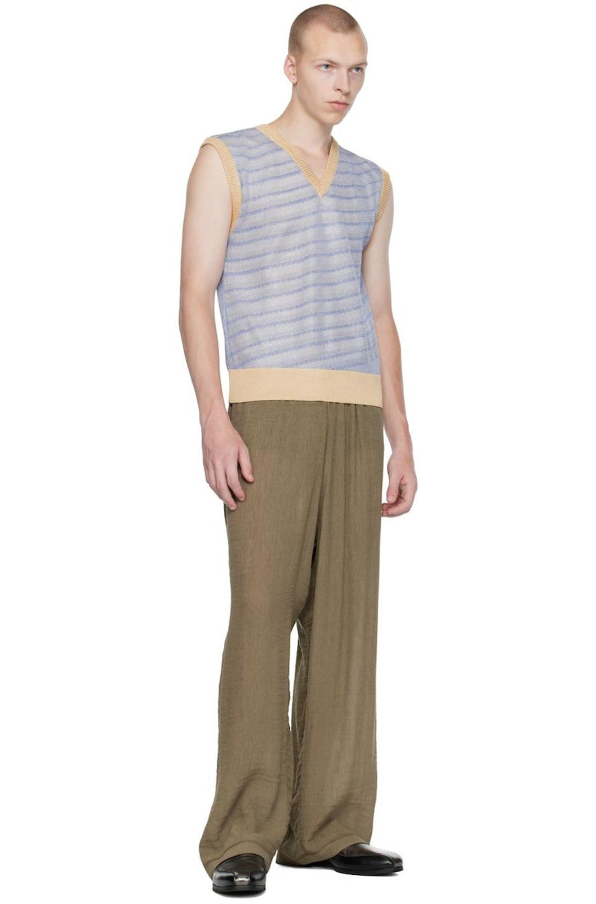Our Legacy Striped Vest - Blue | Garmentory