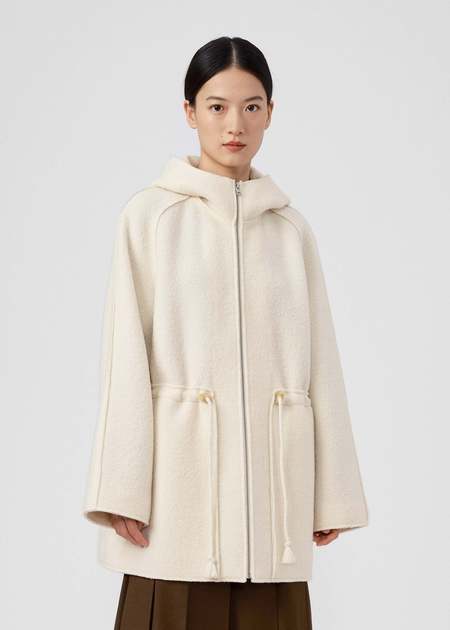 WHM Wool Hooded Jacket - Dark Grey | Garmentory