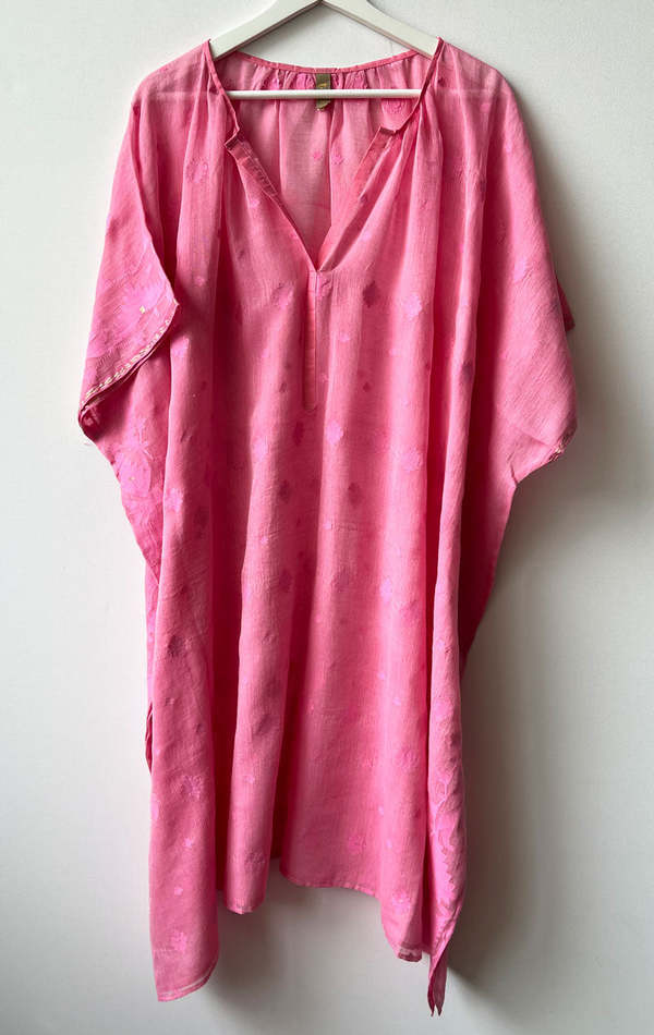 Two Dhaka Caftan - Pink | Garmentory