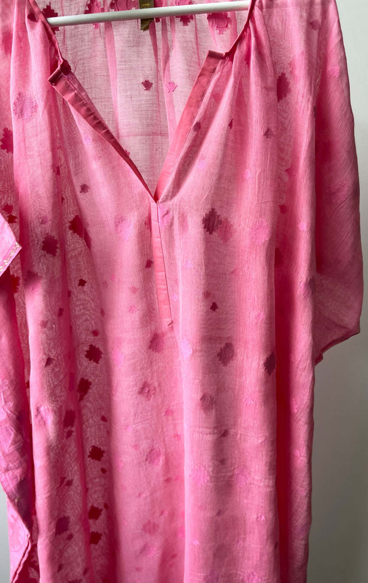 Two Dhaka Caftan - Pink | Garmentory