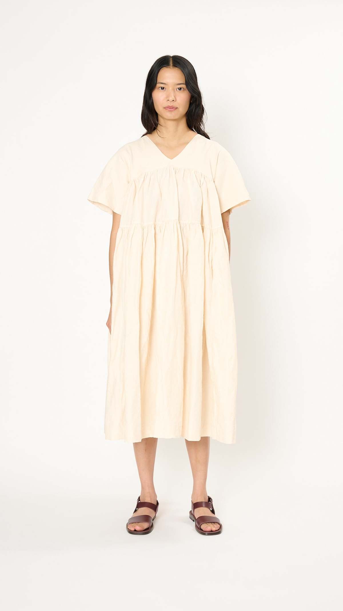 Casey Casey Elsa Dress - Peach | Garmentory