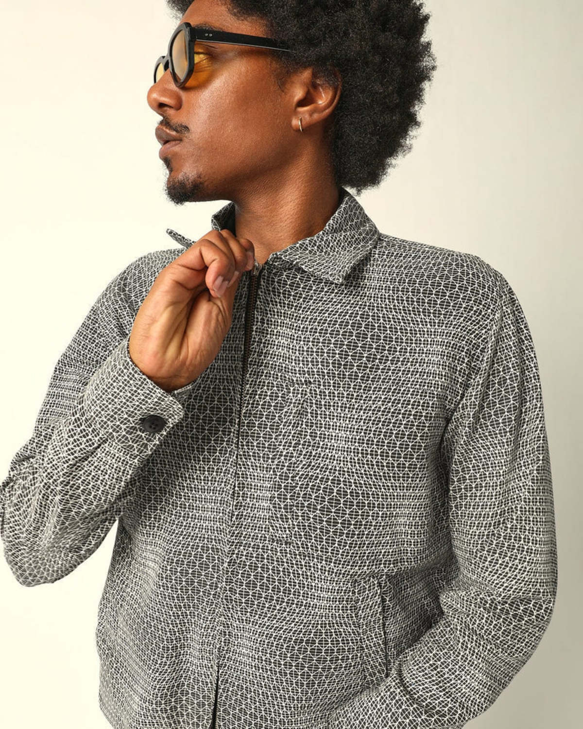 Corridor Dimensions Zip Front Jacket - Black | Garmentory