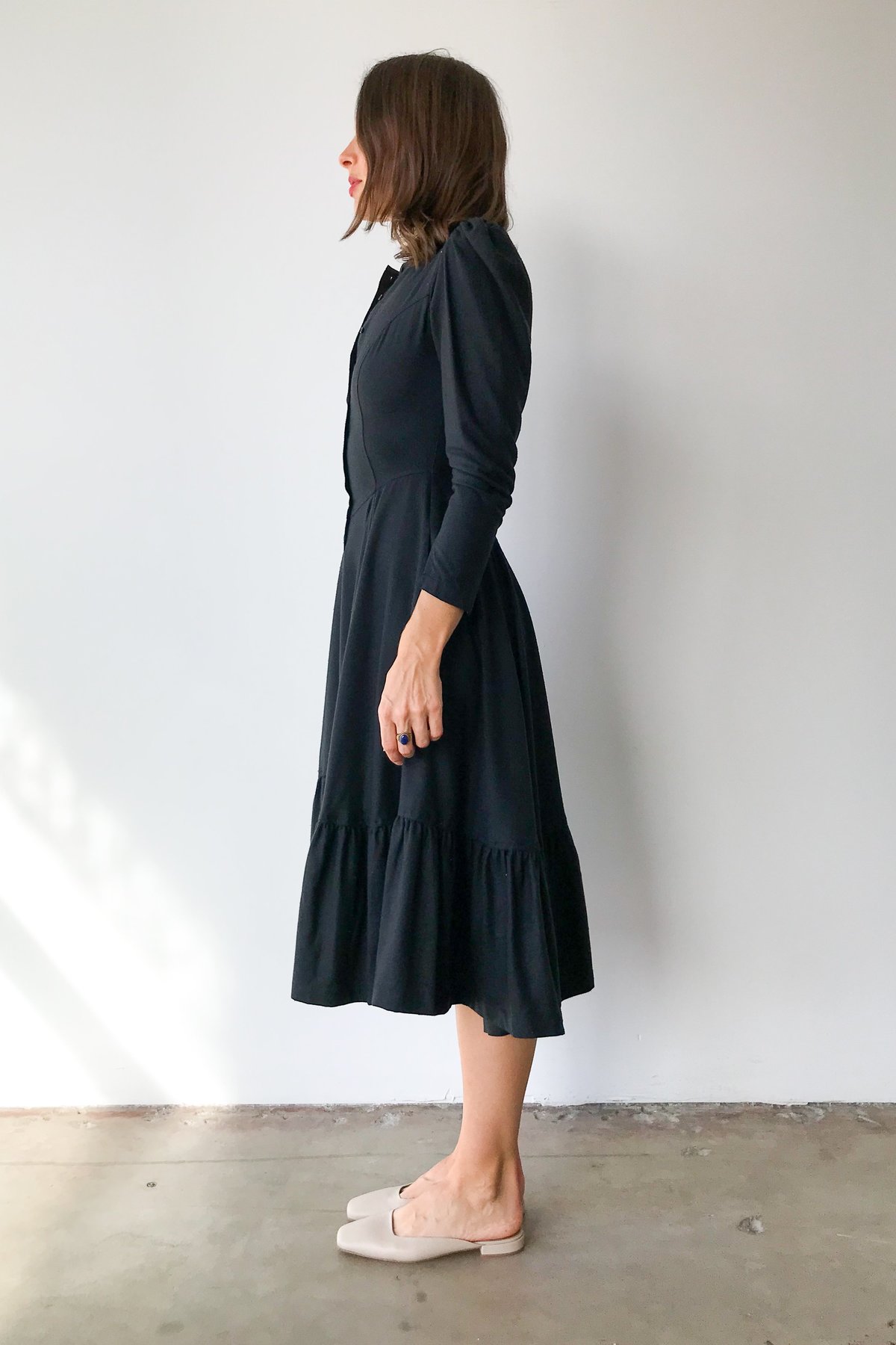 Town Clothes Rosa Dress in Black | Garmentory