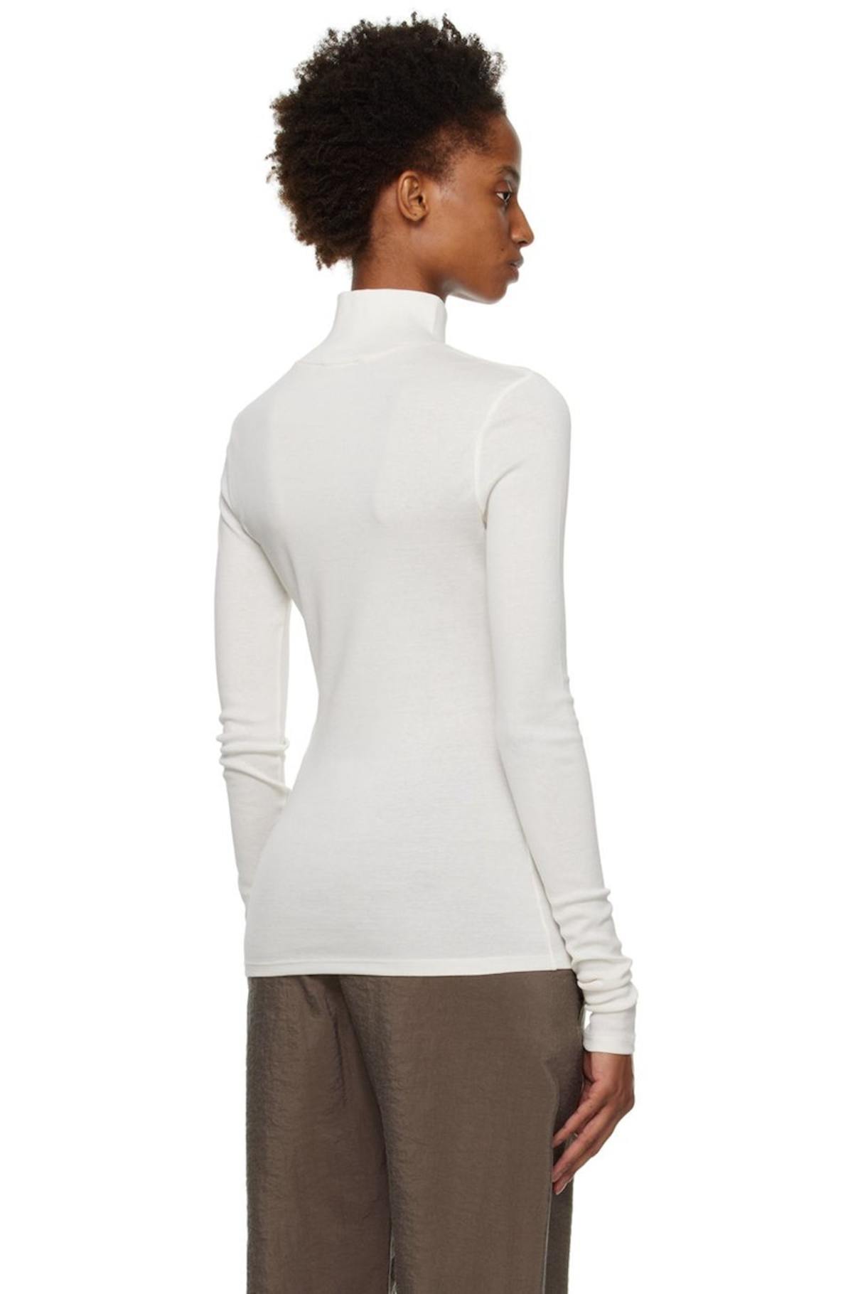LEMAIRE White Second Skin Turtleneck | Garmentory