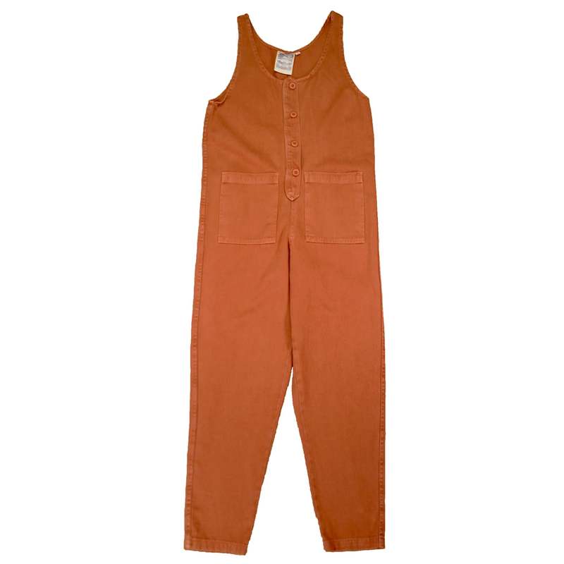 Jungmaven Button Front Jumper - Terracotta | Garmentory