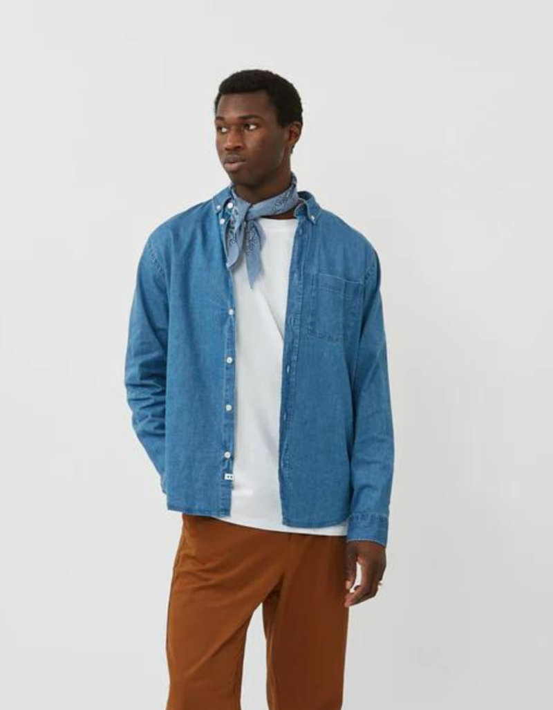 Minimum Tatto Shirt - Faded Denim | Garmentory