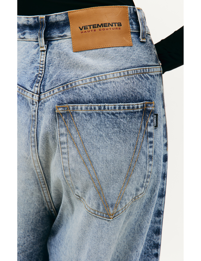 Vetements Made On Earth Printed Jeans | Garmentory