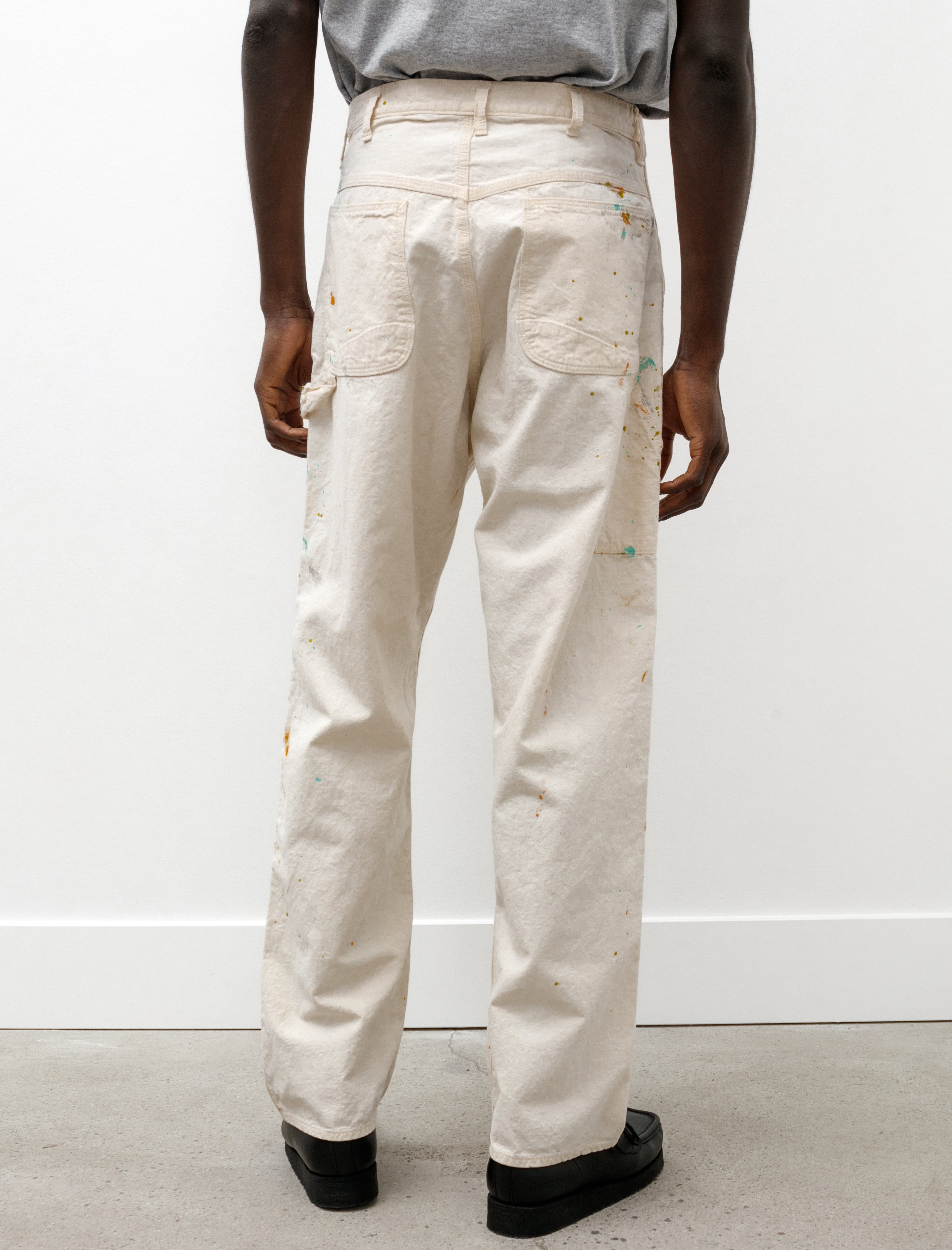 Orslow 60s Painter Pants with Paint - Ecru | Garmentory