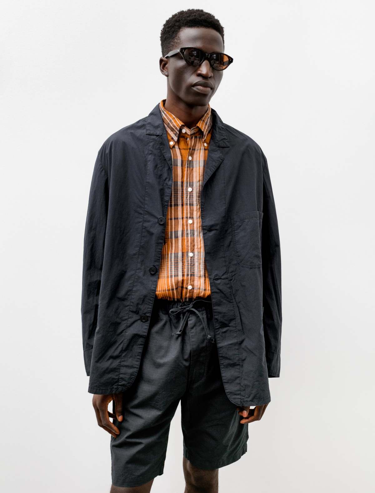 Orslow Light Simple Work Jacket - Sumi Black | Garmentory