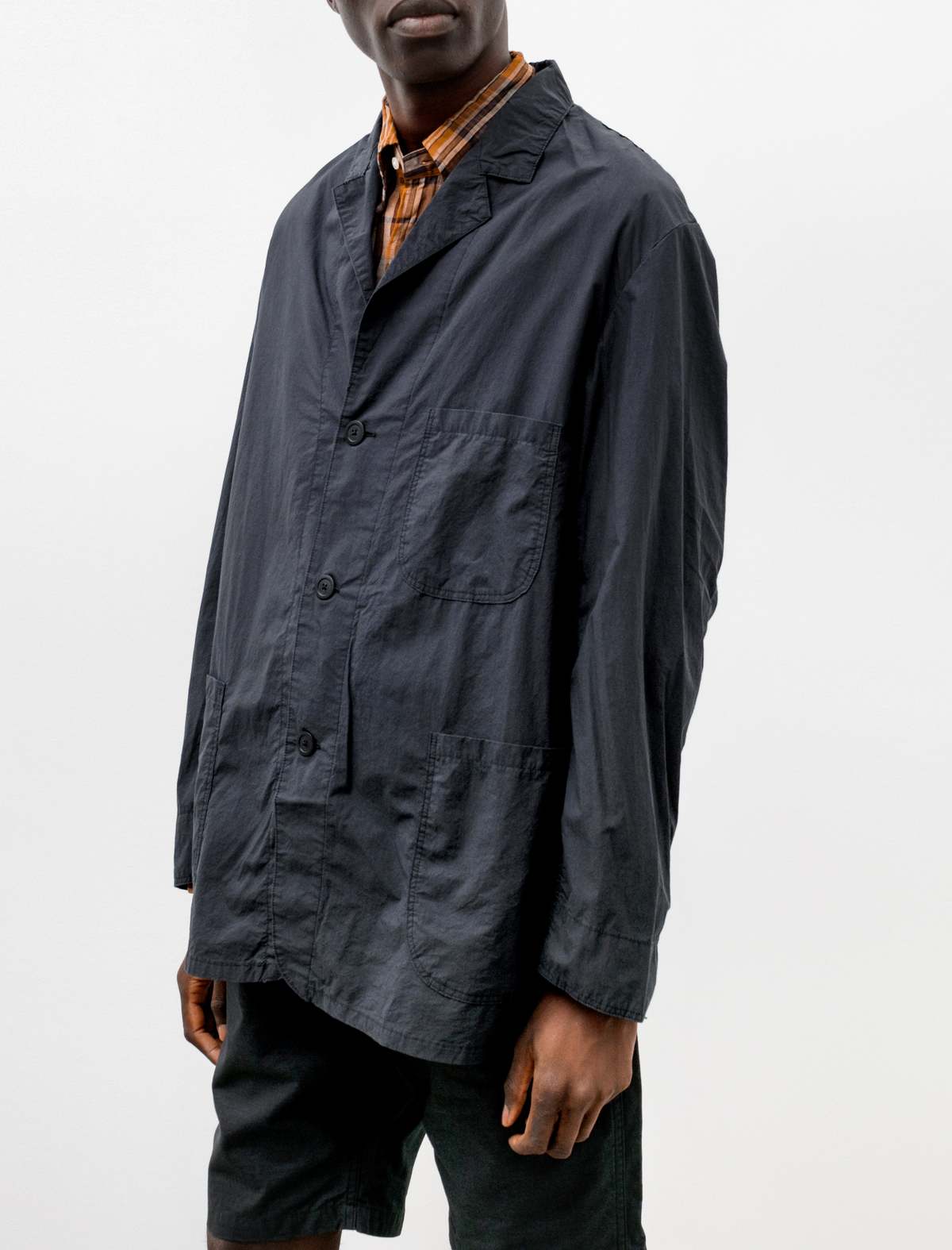 Orslow Light Simple Work Jacket - Sumi Black | Garmentory