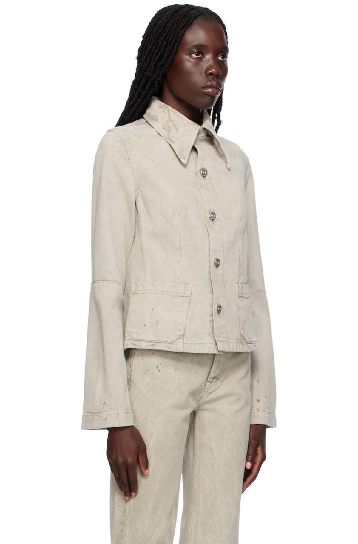 Our Legacy Union Denim Jacket - Gray | Garmentory