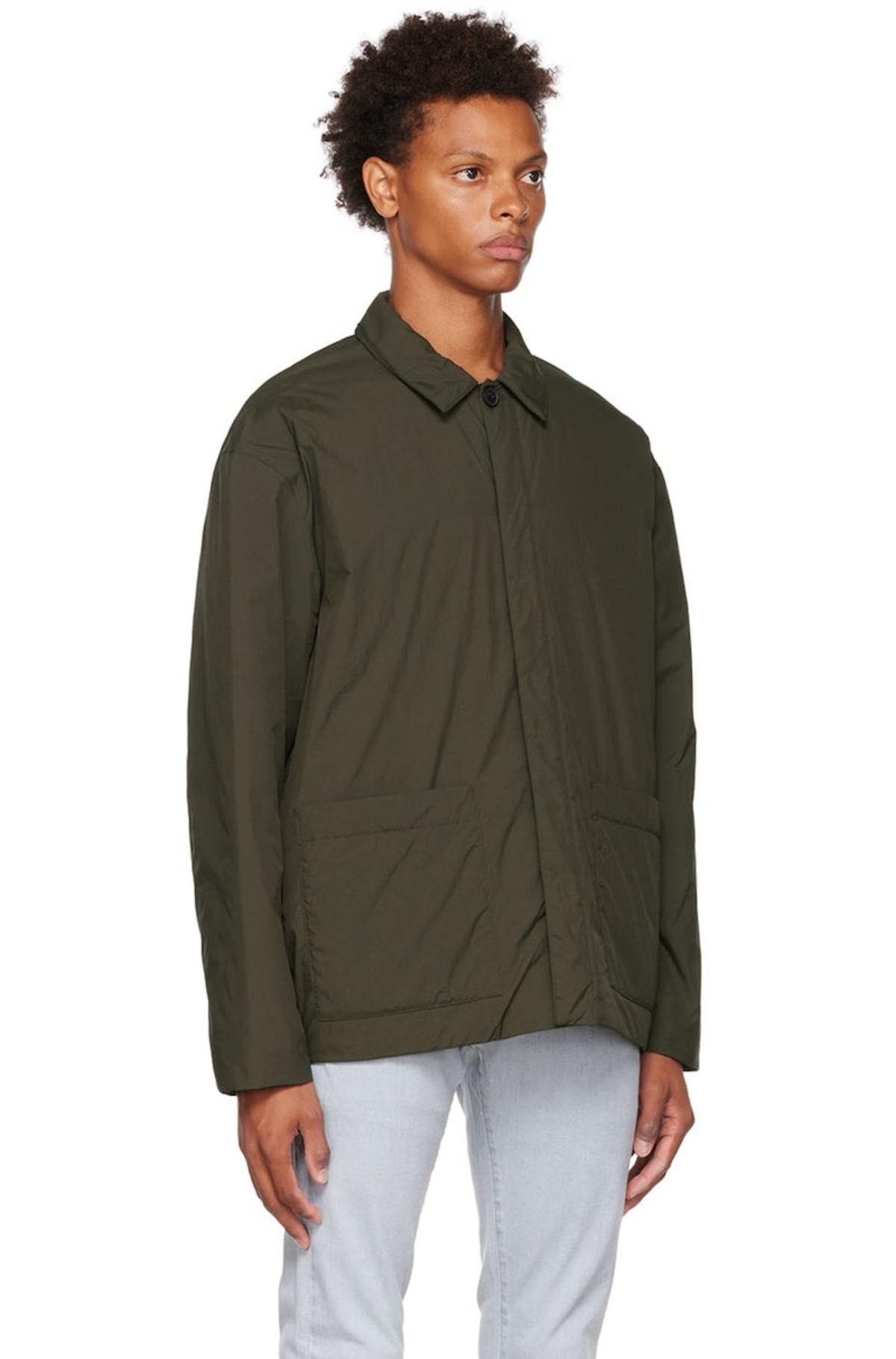 FRAME Puffy Workwear Jacket - Green | Garmentory
