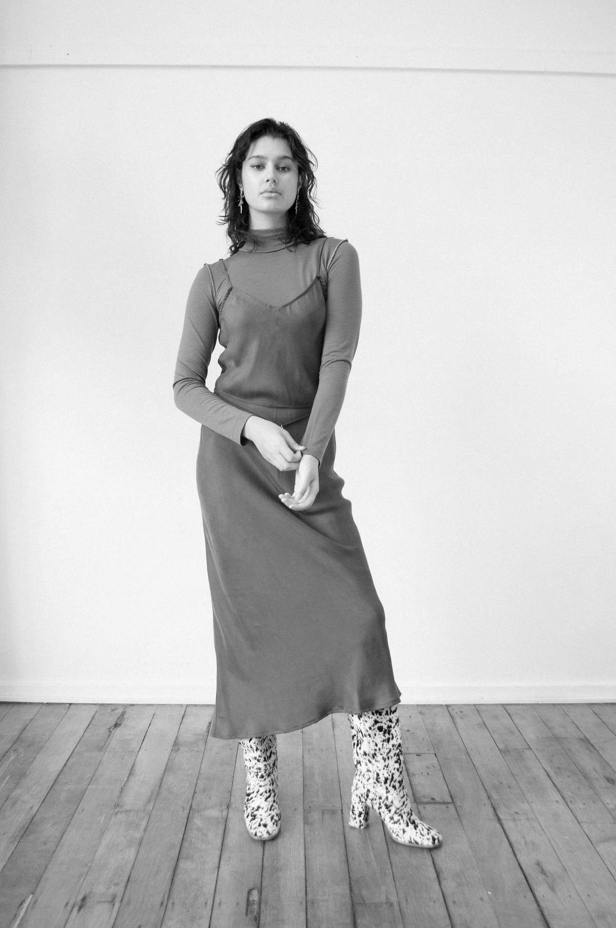 OVNA OVICH Cascade Slip Dress | Garmentory