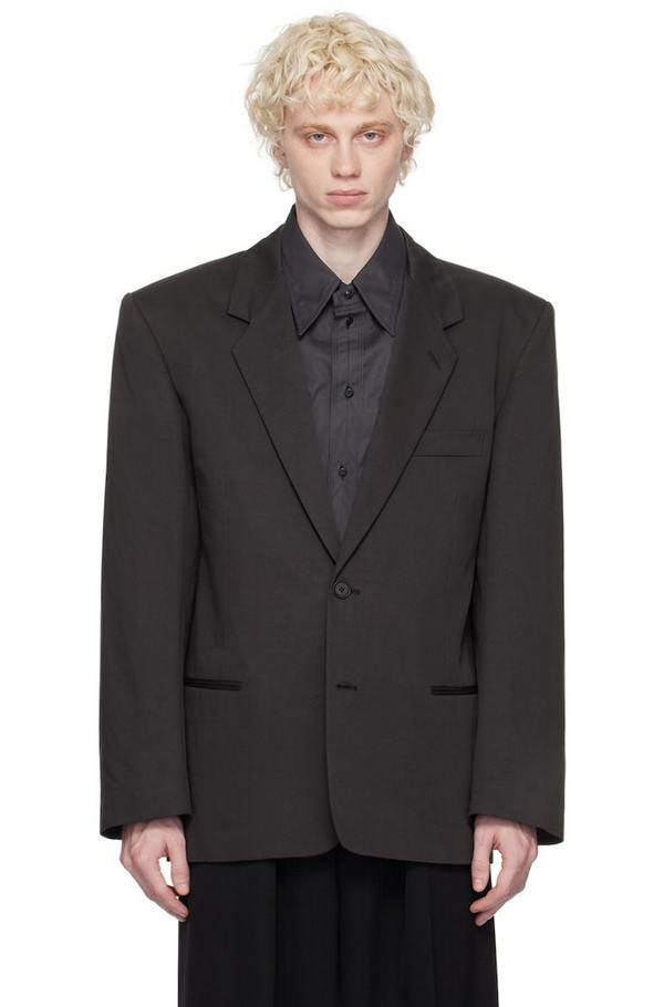 LEMAIRE Boxy Blazer - Black | Garmentory
