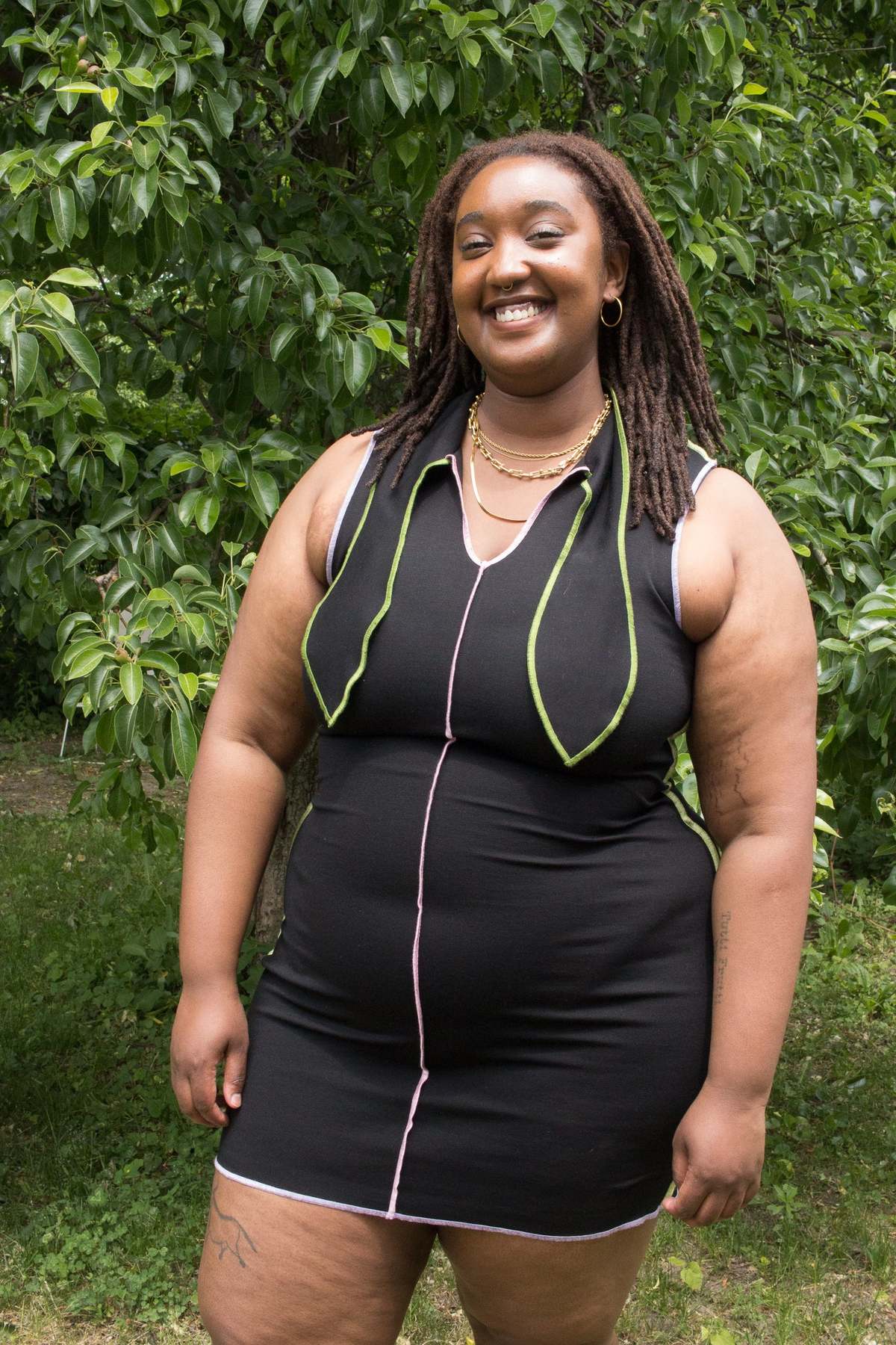 Eliza Faulkner Nicky Dress - Black/Multicolour | Garmentory