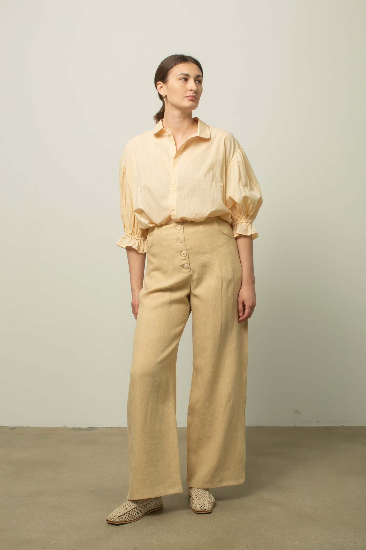 Zii Ropa Matisse Pant - Cream | Garmentory