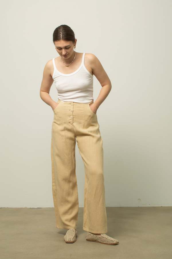 Zii Ropa Matisse Pant - Cream | Garmentory