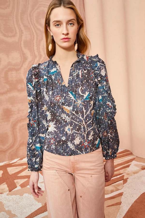 Ulla Johnson Manet Blouse - Jet | Garmentory