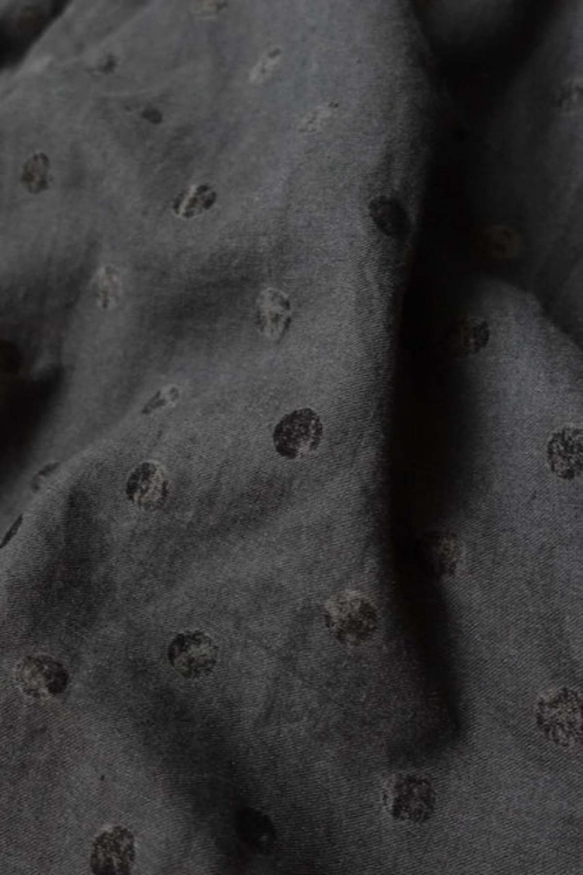 Azumadaki Ramie Flocky Dot Dress | Garmentory