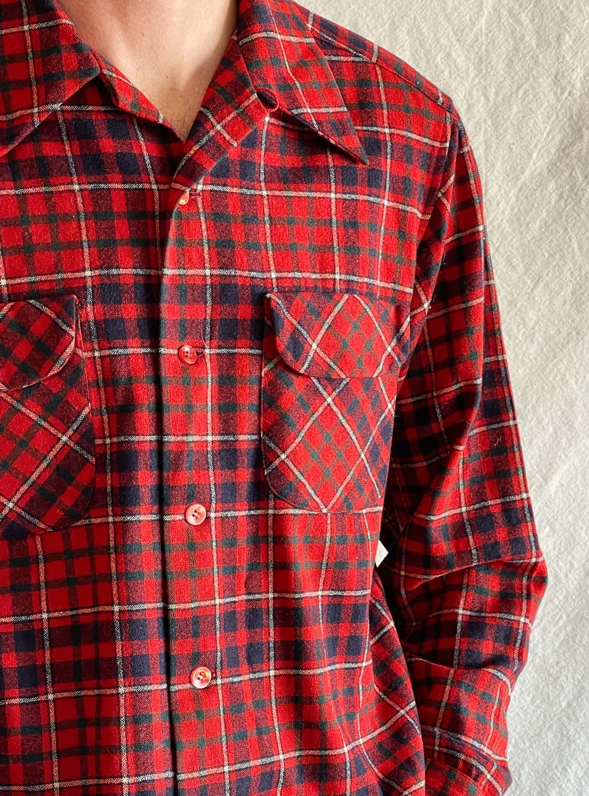 Pendleton Wool Shirt - Red Plaid | Garmentory