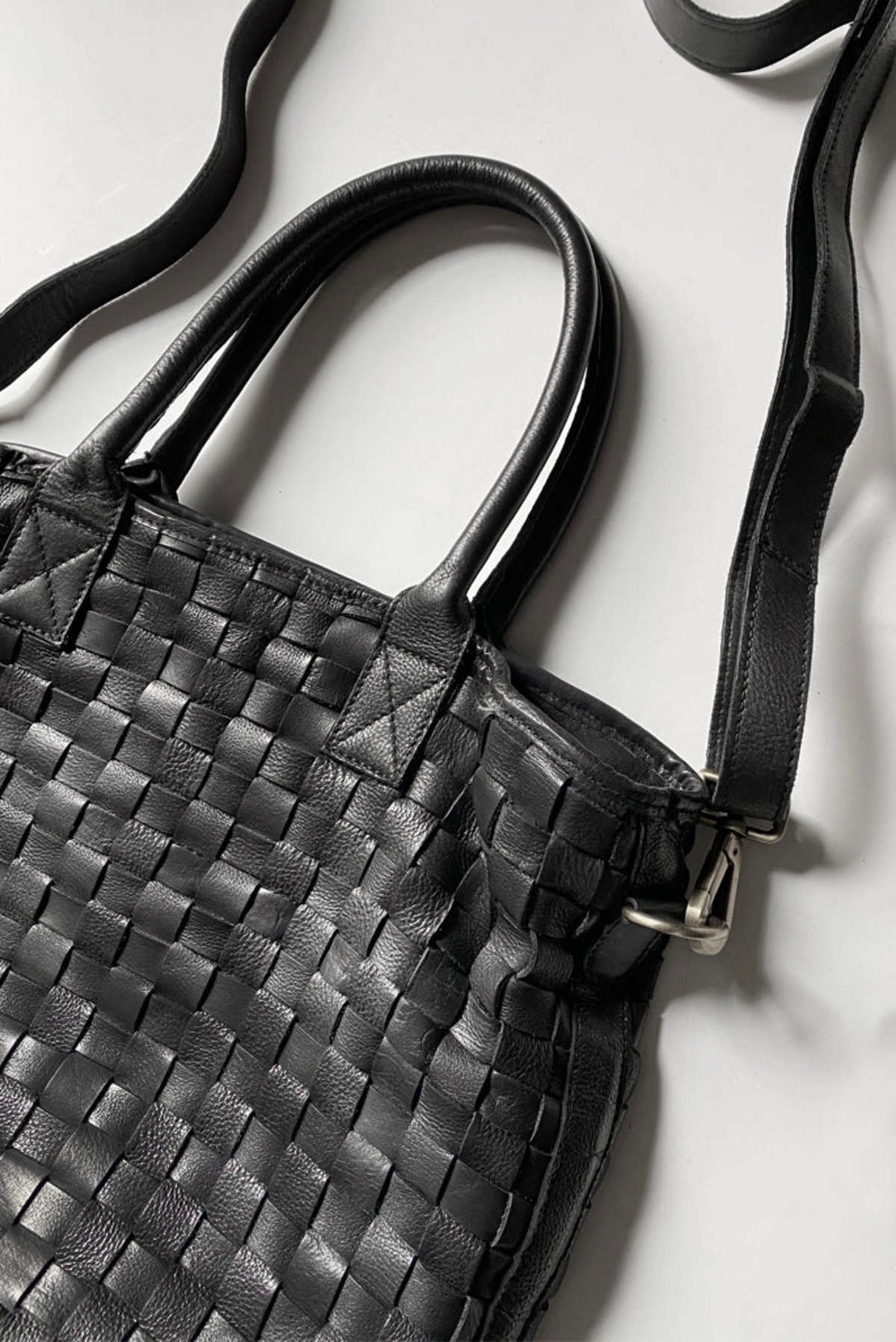 CUT N PASTE BAGS CNP BRYANT WOVEN TRAVEL BAG - Black | Garmentory