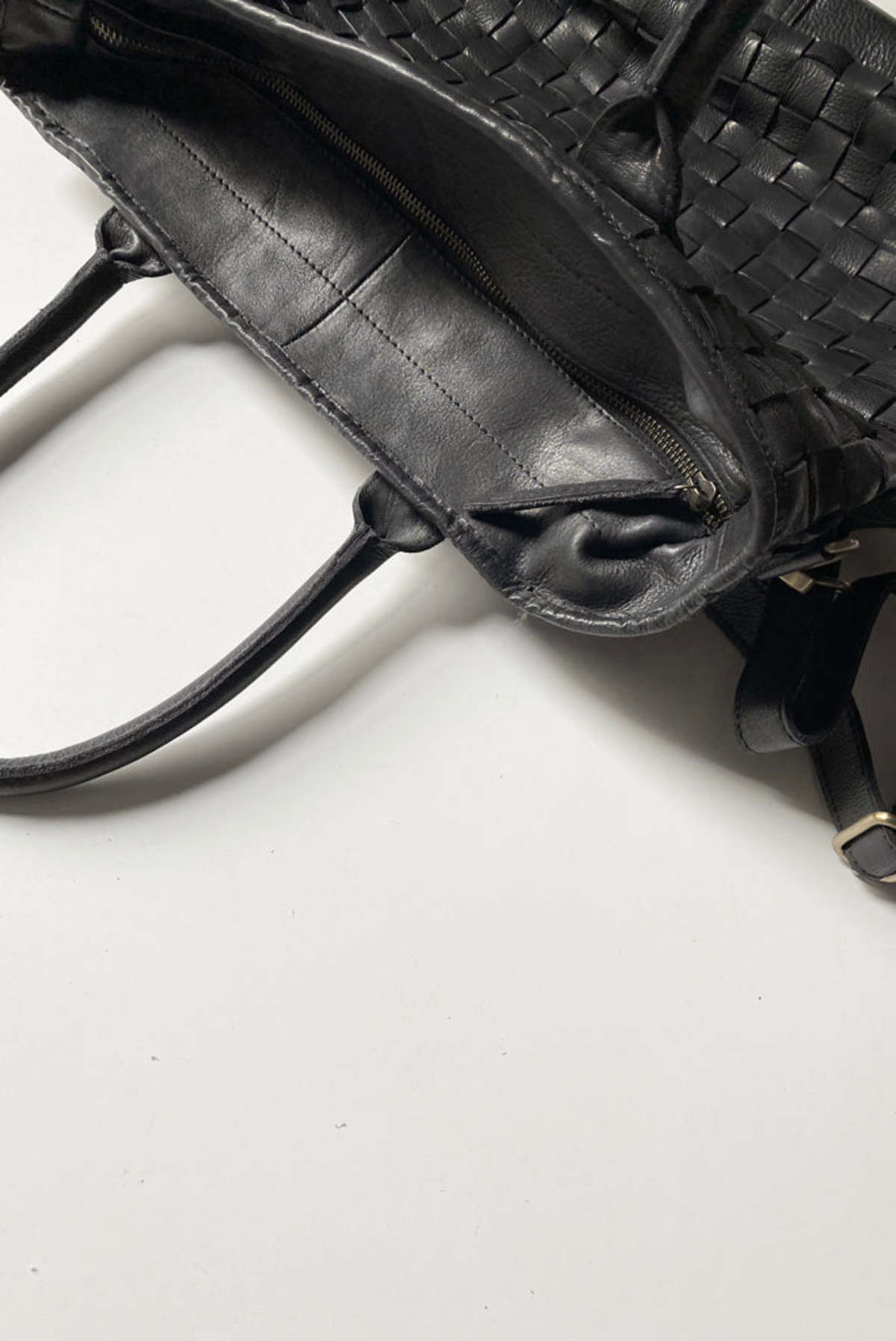 CUT N PASTE BAGS CNP BRYANT WOVEN TRAVEL BAG - Black | Garmentory